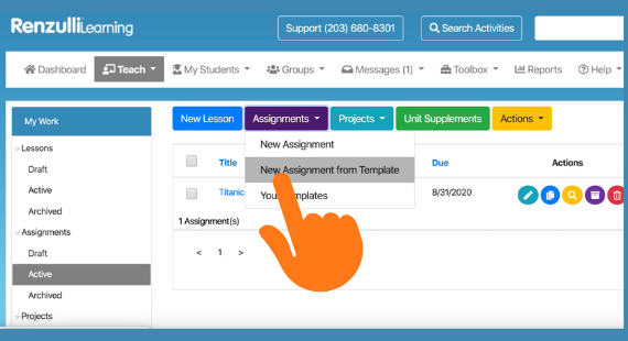Teaching Tip: Readymade Assignments